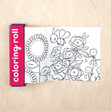 mini flower coloring book